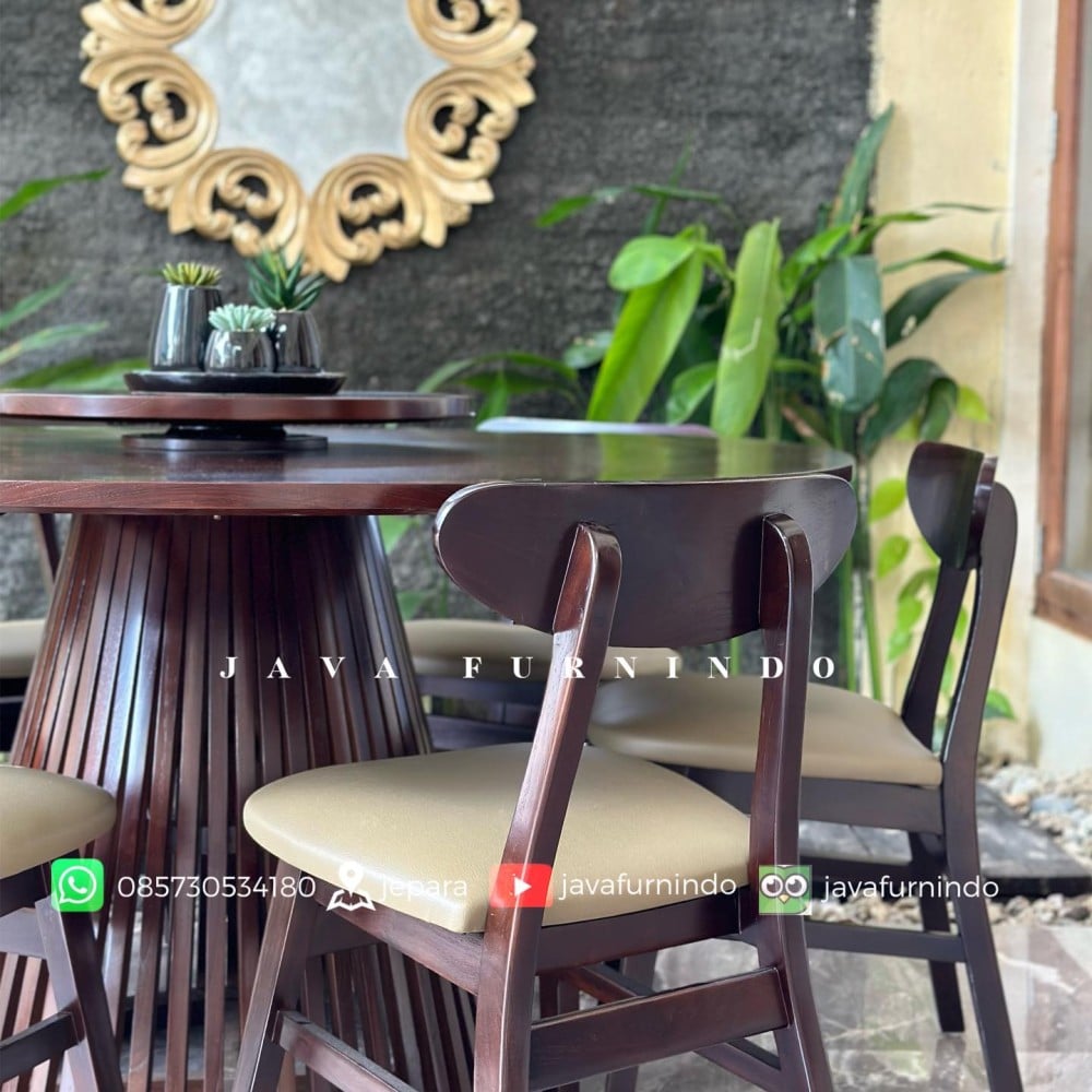 Ema • Dining Set Jati - Java Furnindo