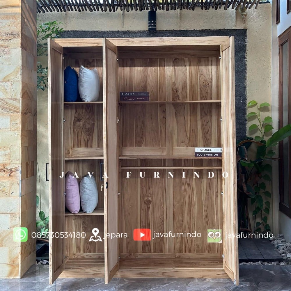 Mila • Almari Jati Custom - Java Furnindo