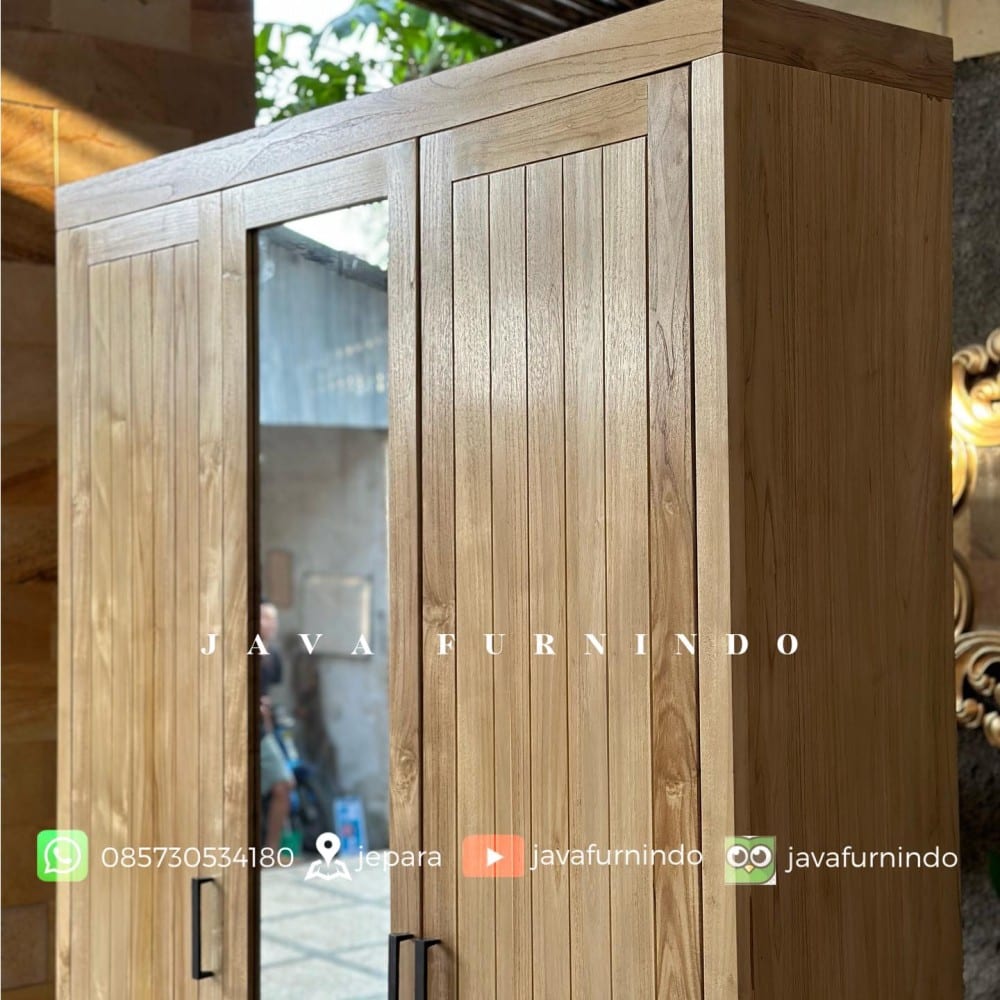 Mila • Almari Jati Custom - Java Furnindo