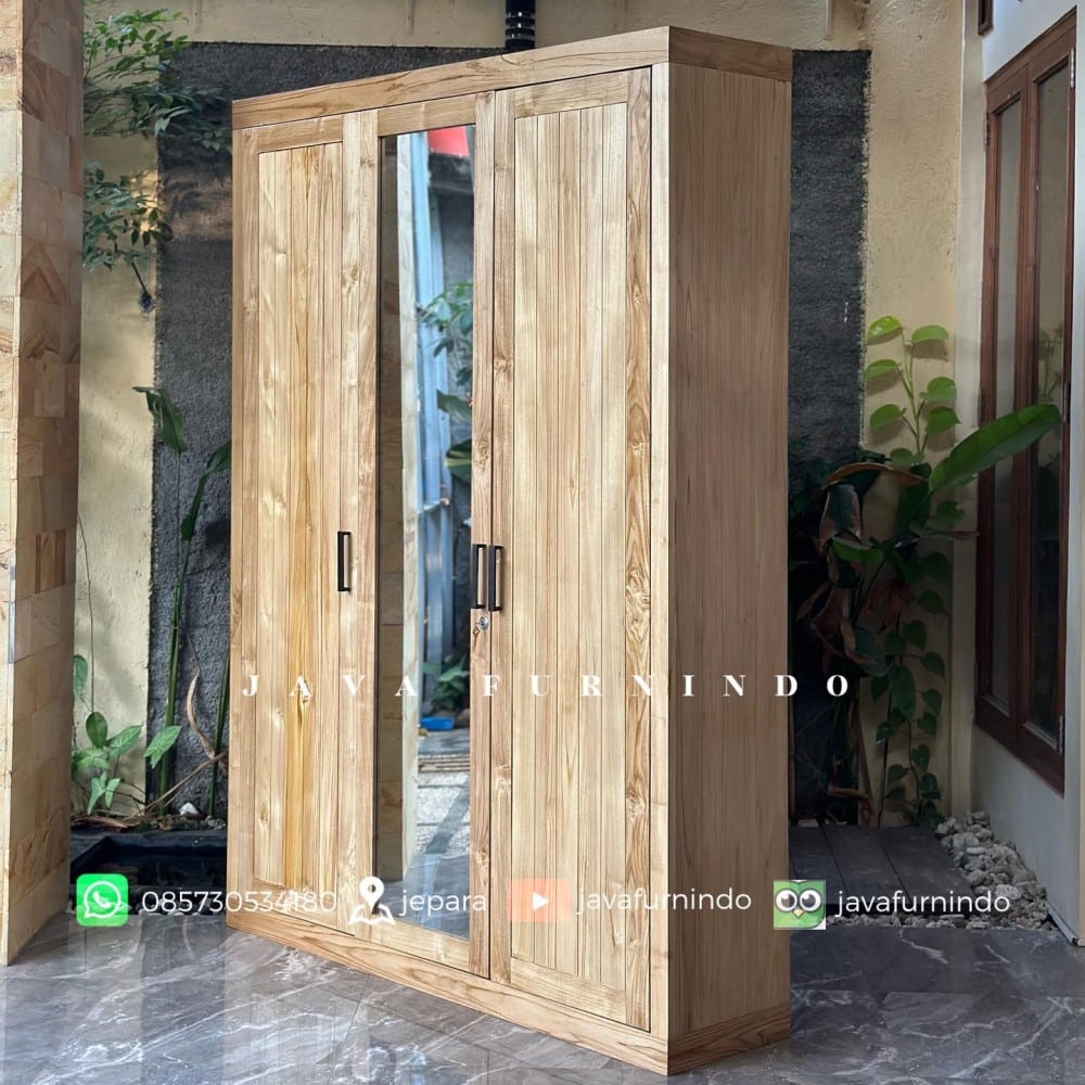 Mila • Almari Jati Custom - Java Furnindo