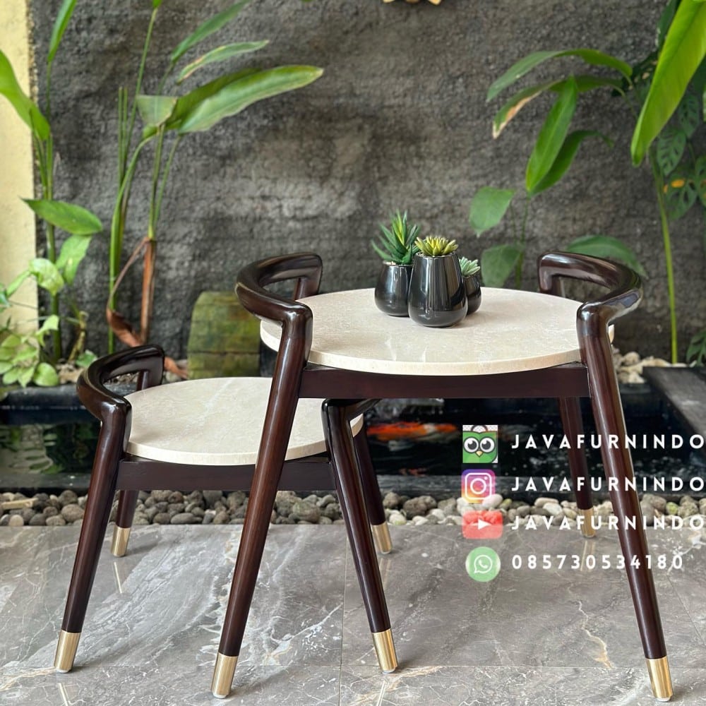 Oya • Nesting Table Jati - Java Furnindo