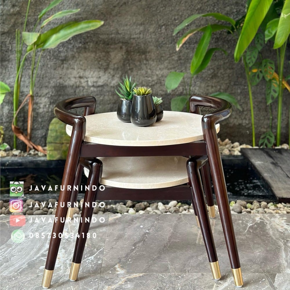 Oya • Nesting Table Jati - Java Furnindo