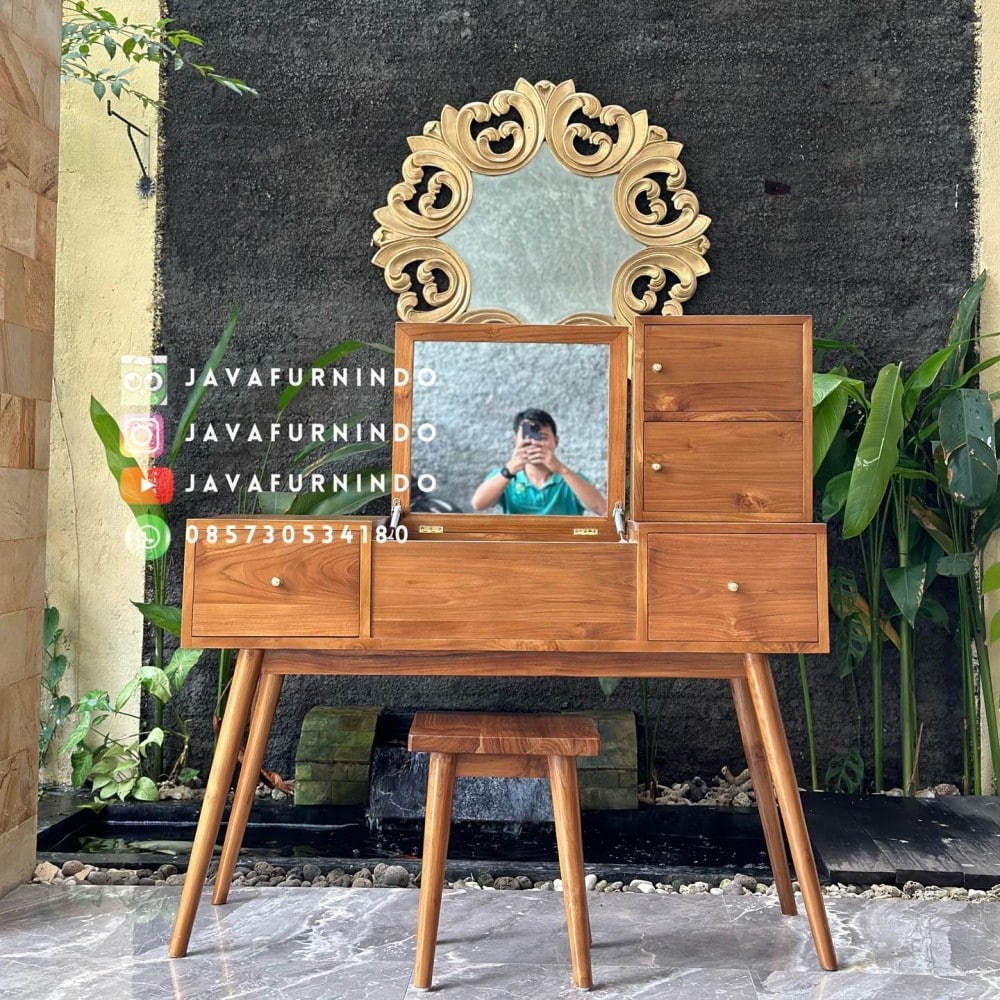 Pramesti • Dressing Table Jati - Java Furnindo